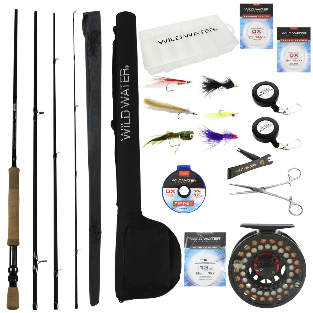 Fly Fishing Kits with Ultra Light IM8 Fly Rods, Reel & Flies & Fly Box ...